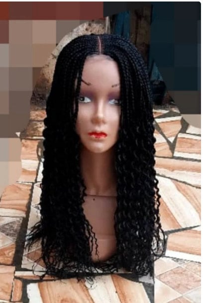 Braided Melon Braids, Watermelon Braids, Medium Braids, Braided Wig ...