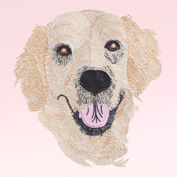 Machine Embroidery Designs Golden Retriever - Etsy