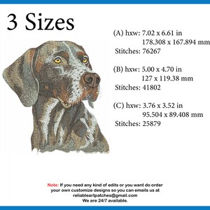 German Shorthaired Pointer - Dogs Embroidery - Machine Embroidery ...