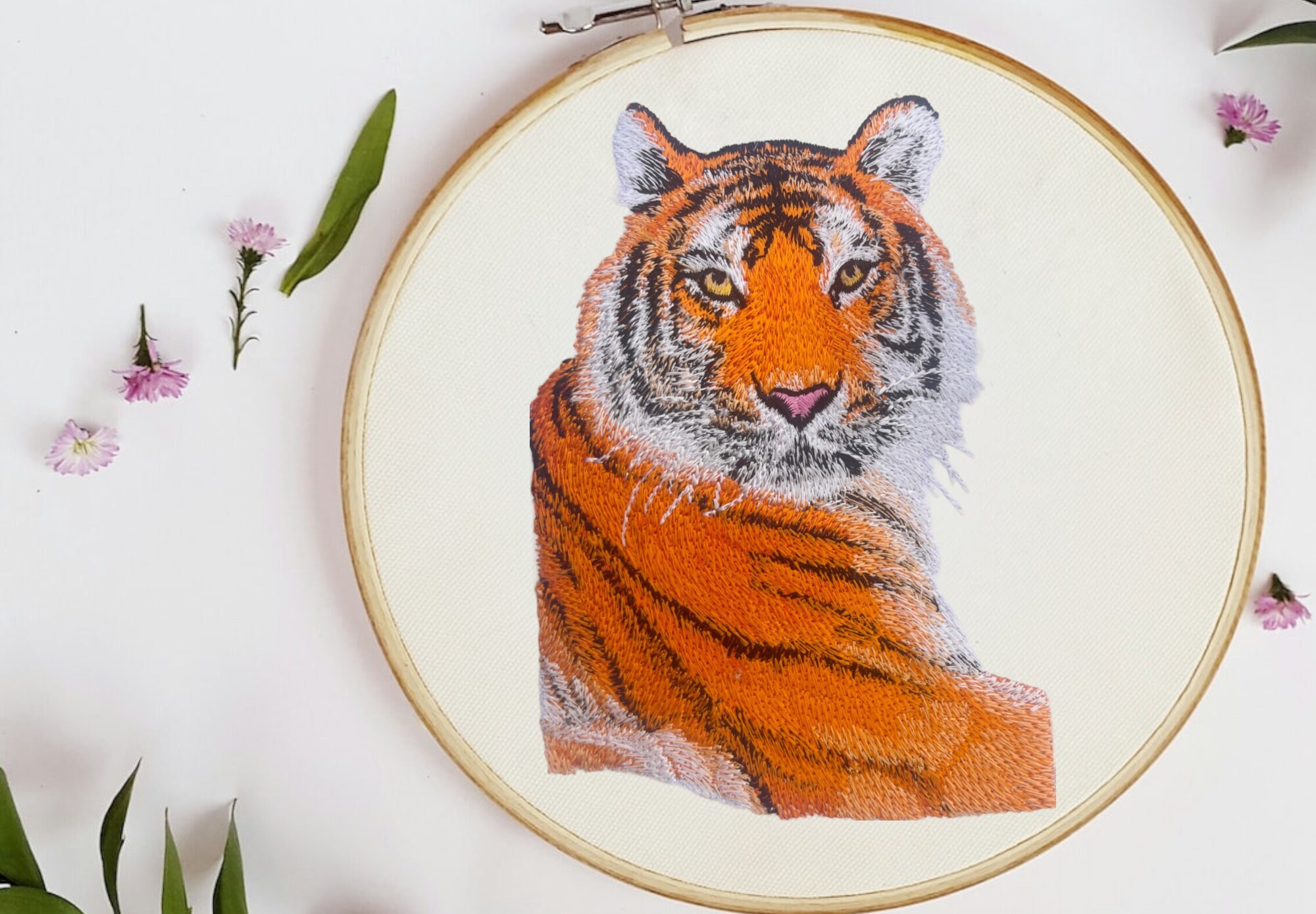 Siberian Tiger - Animal and Pets Embroidery - Machine Embroidery ...