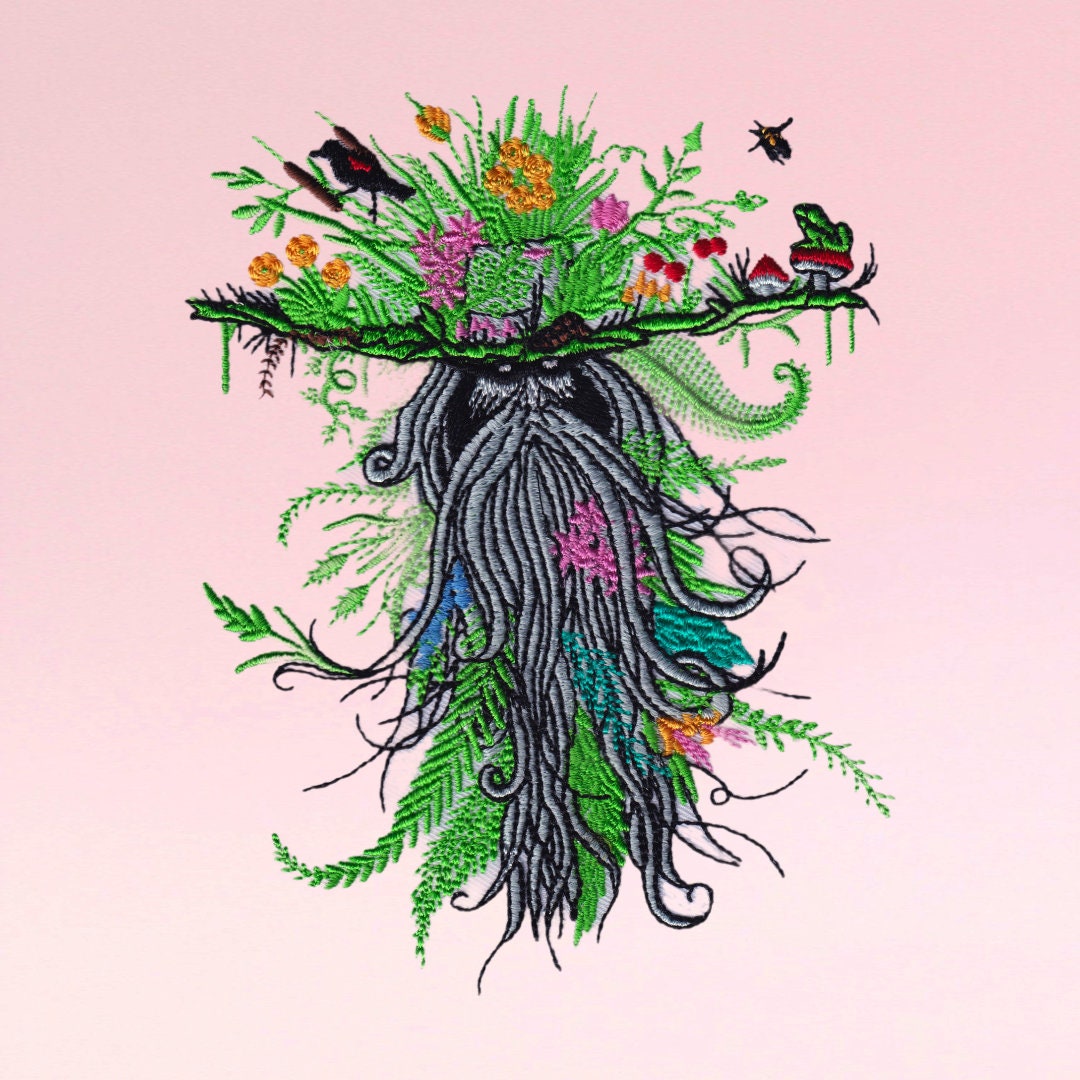 Root Man - Machine Embroidery - Digital Designs - Instant Download - Etsy