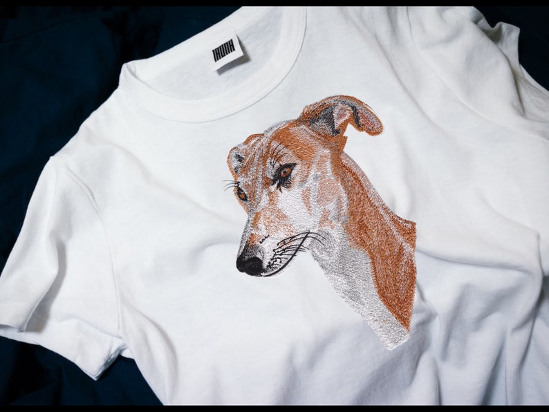 Greyhound Dog Animal and Pets Embroidery Machine Embroidery Digital ...