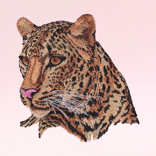 Leopard Embroidery Designs - Etsy