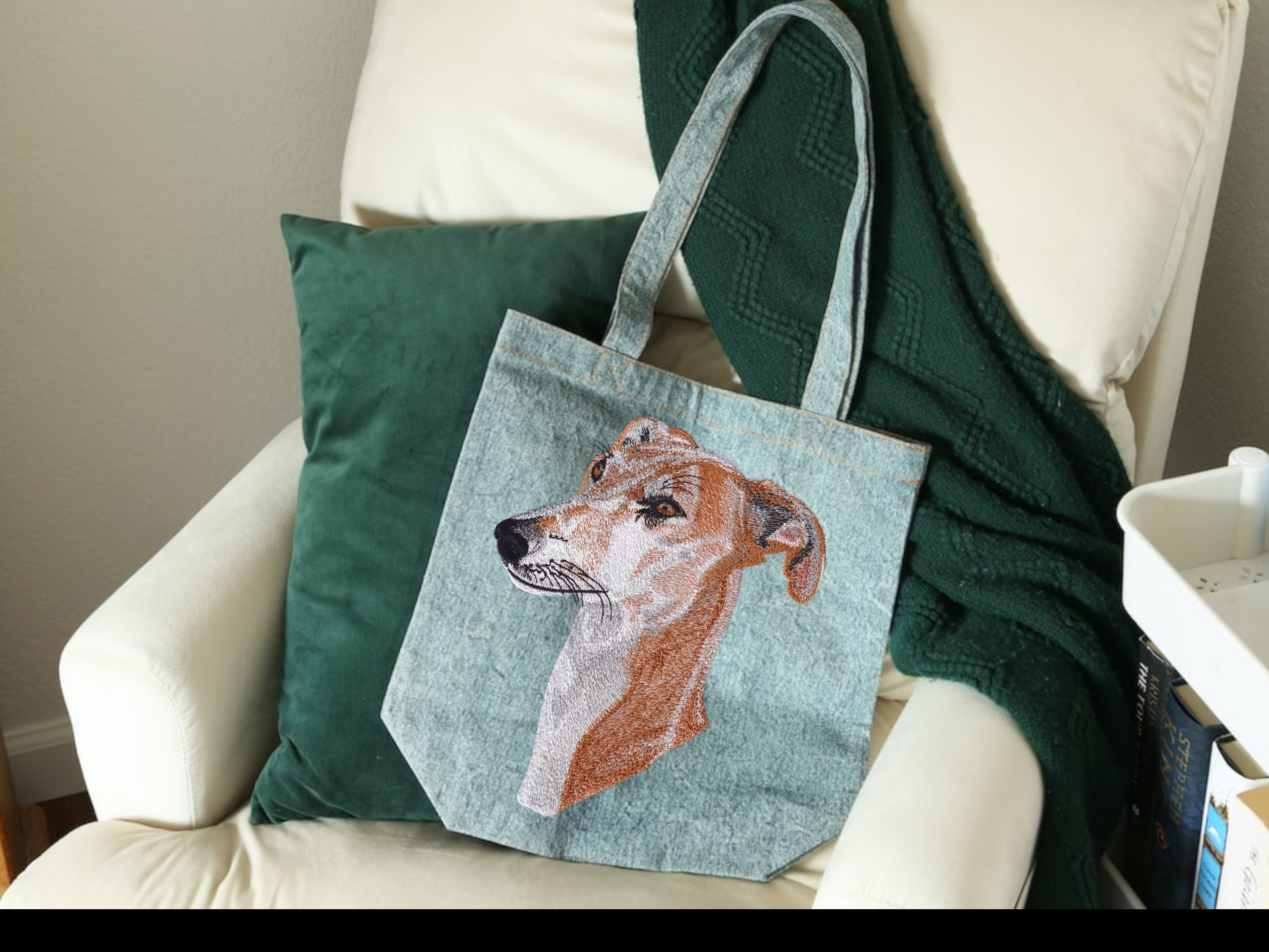 Greyhound Dog Animal and Pets Embroidery Machine Embroidery Digital ...