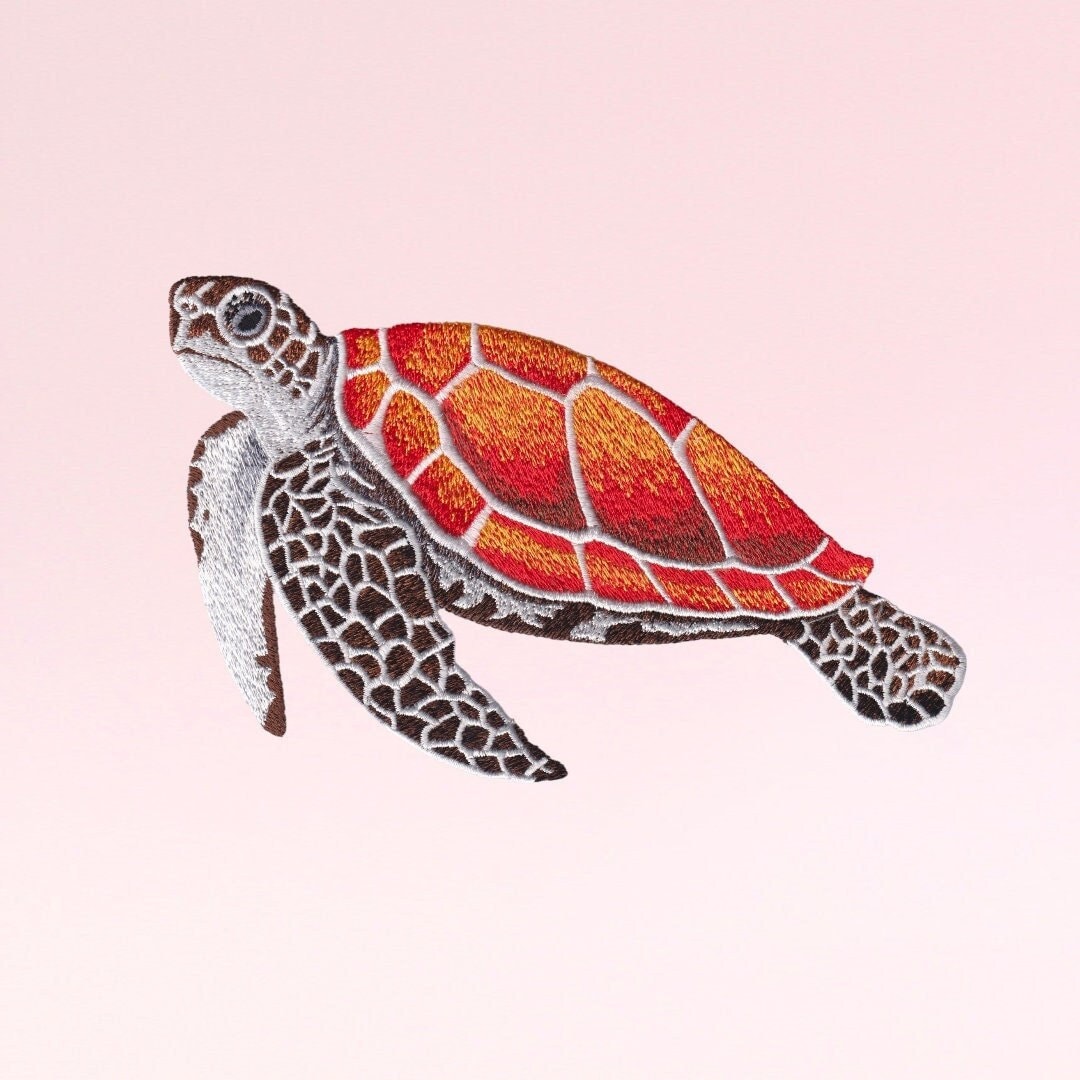Turtle Ocean Animal Embroidery Sea Creature Machine Embroidery Digital ...