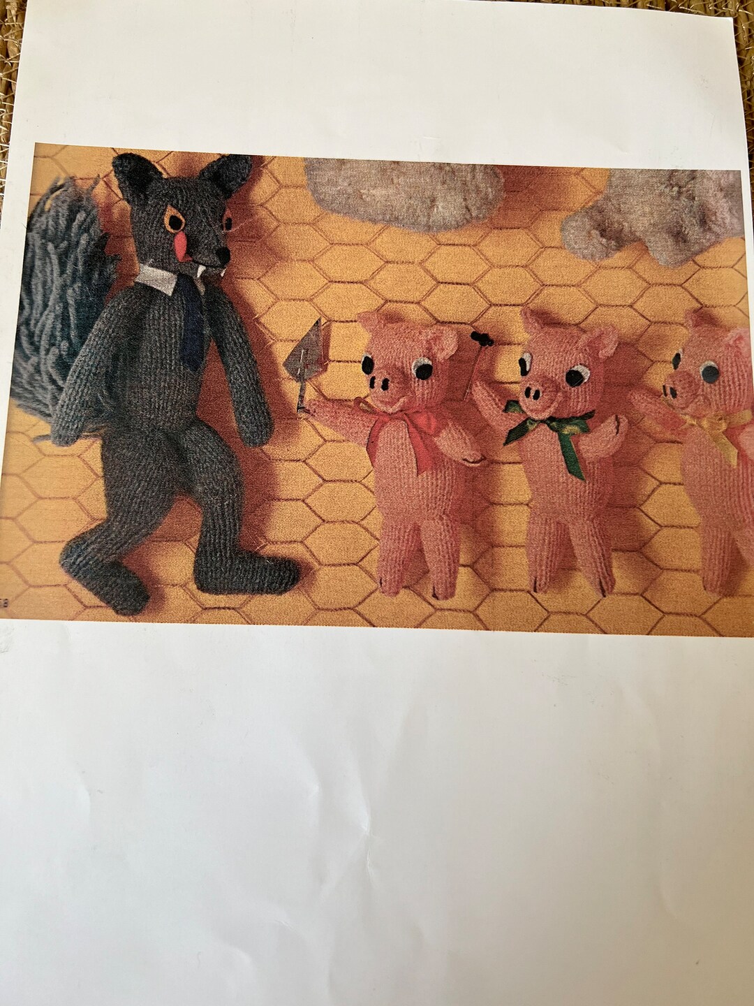 3 Little Pigs an the Big Bad Wolf Toys - Etsy