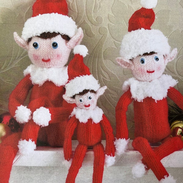 Knitted Elf - Etsy