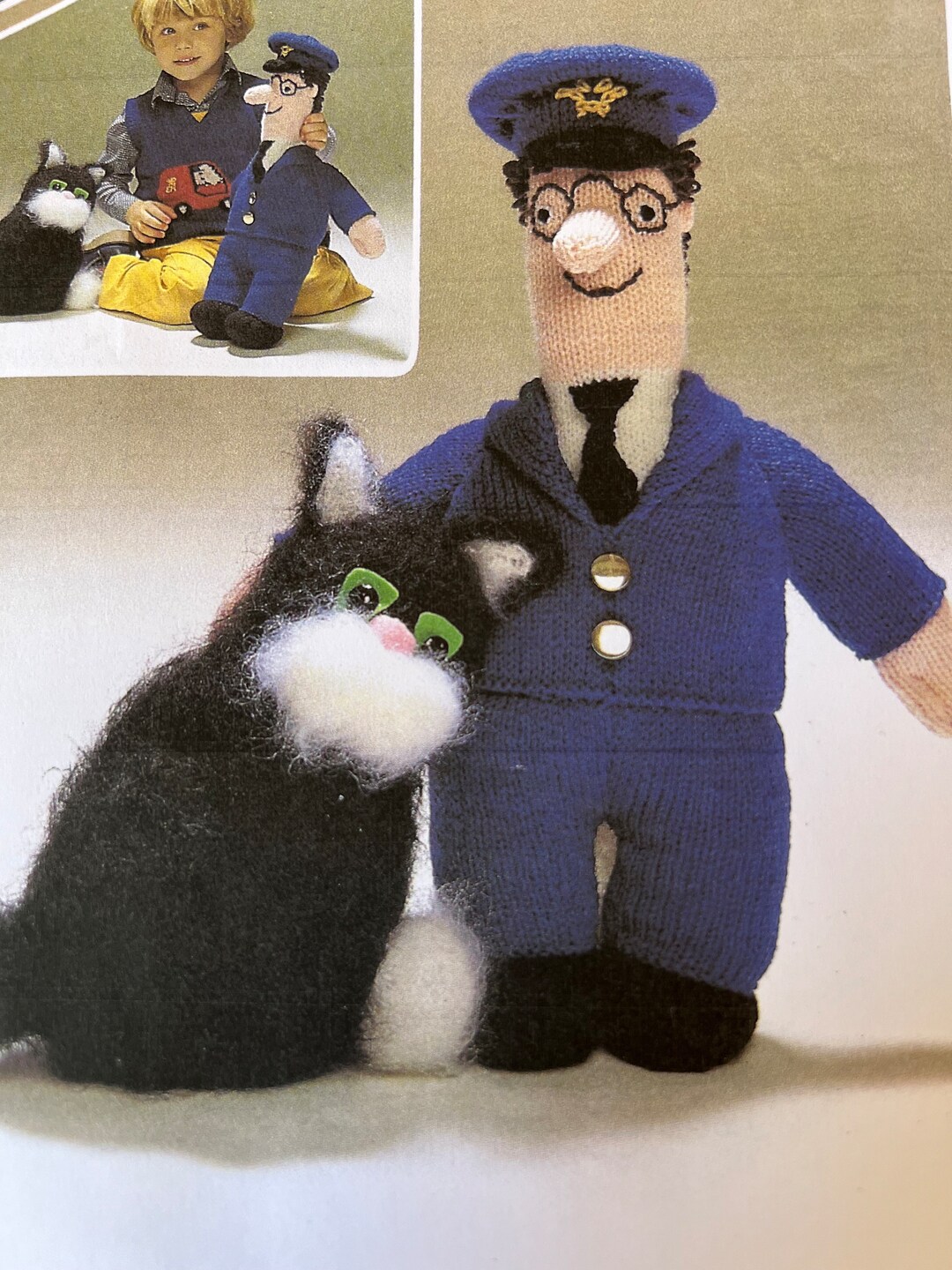 Knitting Pattern Toys/animals/charactors Postman Pat - Etsy UK