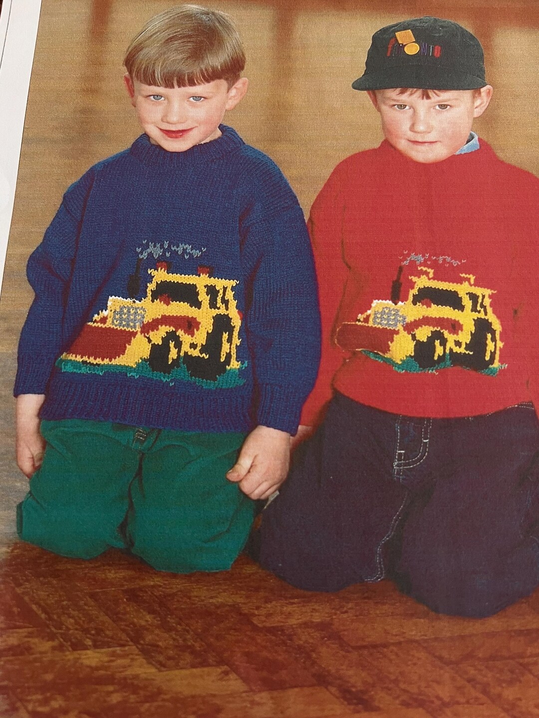 Childrens Jumper - Tractor - Digger - Etsy