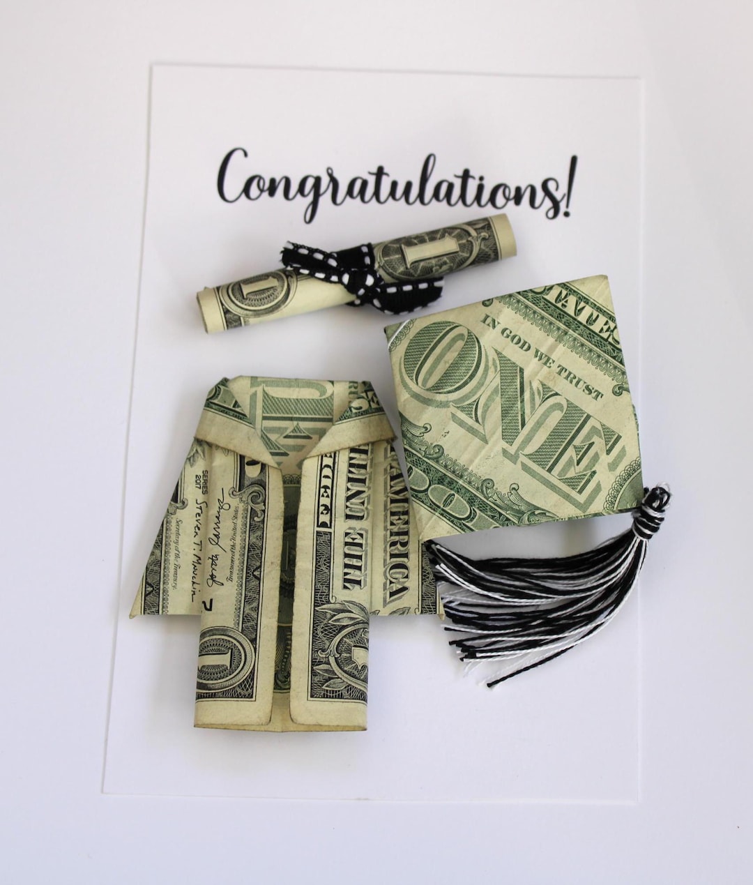 Graduation Money Origami Graduation Hat, Money Gown & Diploma Origami 4 ...