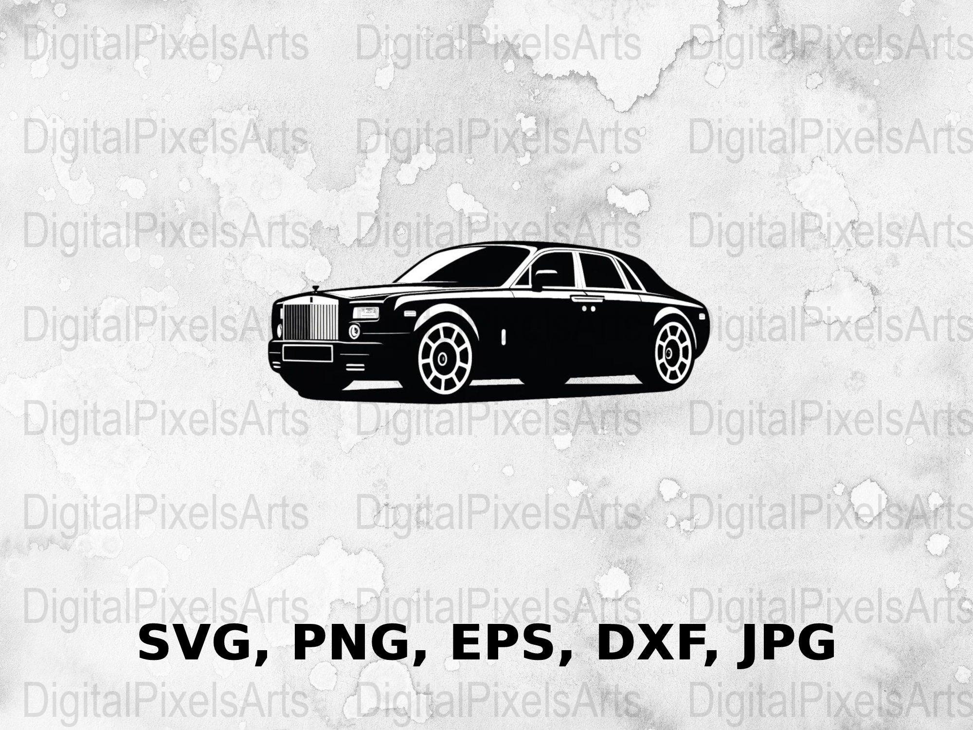Sports Car SVG Silhouette Luxury Car Svg Racing Clipart Cut Files for ...