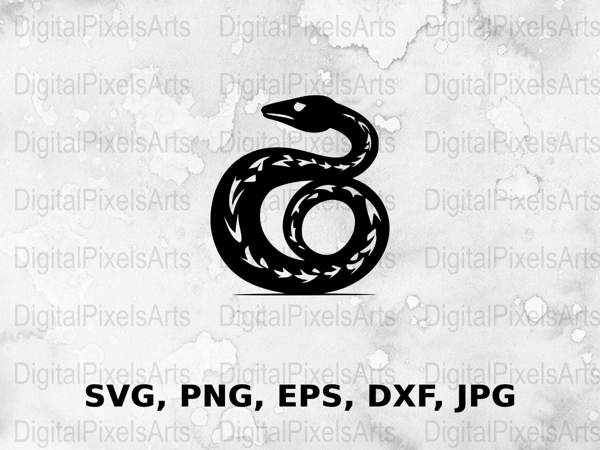 Silueta de serpiente svg, Serpiente svg, Reptil svg descarga ...