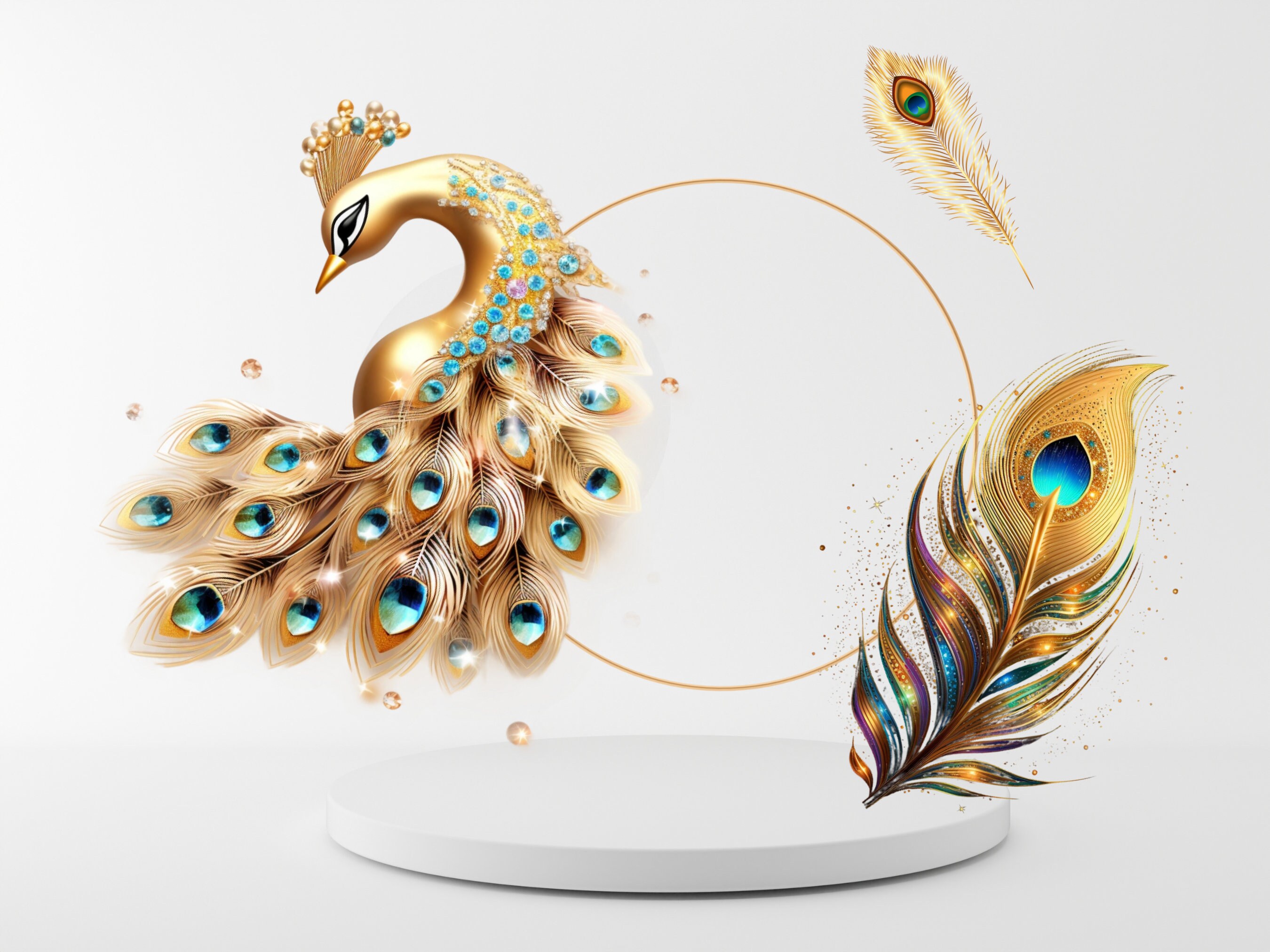 Peacock Clip Art. Peacock Feather, Glitter Peacock PNG Commercial Use ...