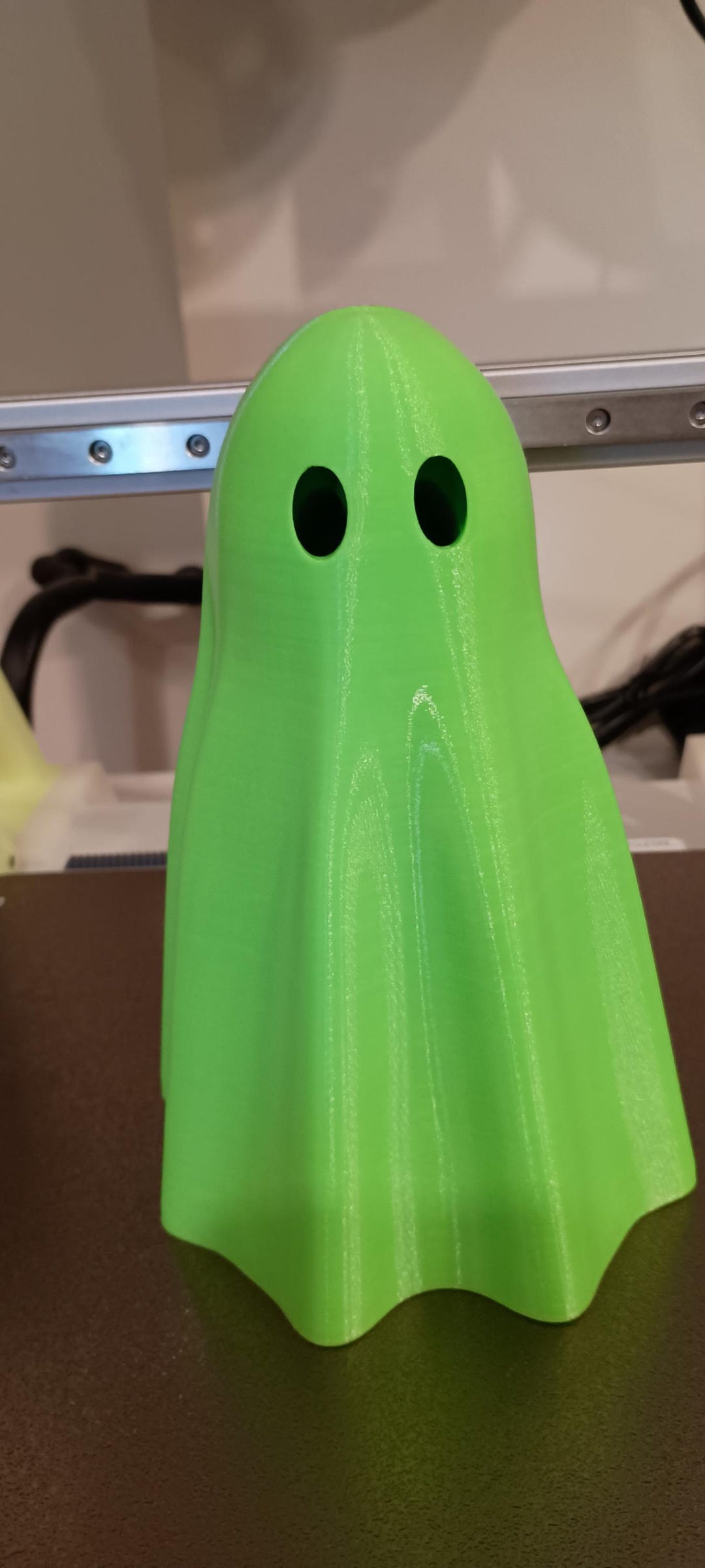 7" Green 3d Printed Person in a Ghost Costume With Legs / Desk Pet ...