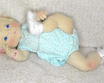 Soft Sculpture Doll, Cloth Doll, Baby Doll, Handmade Doll - Etsy