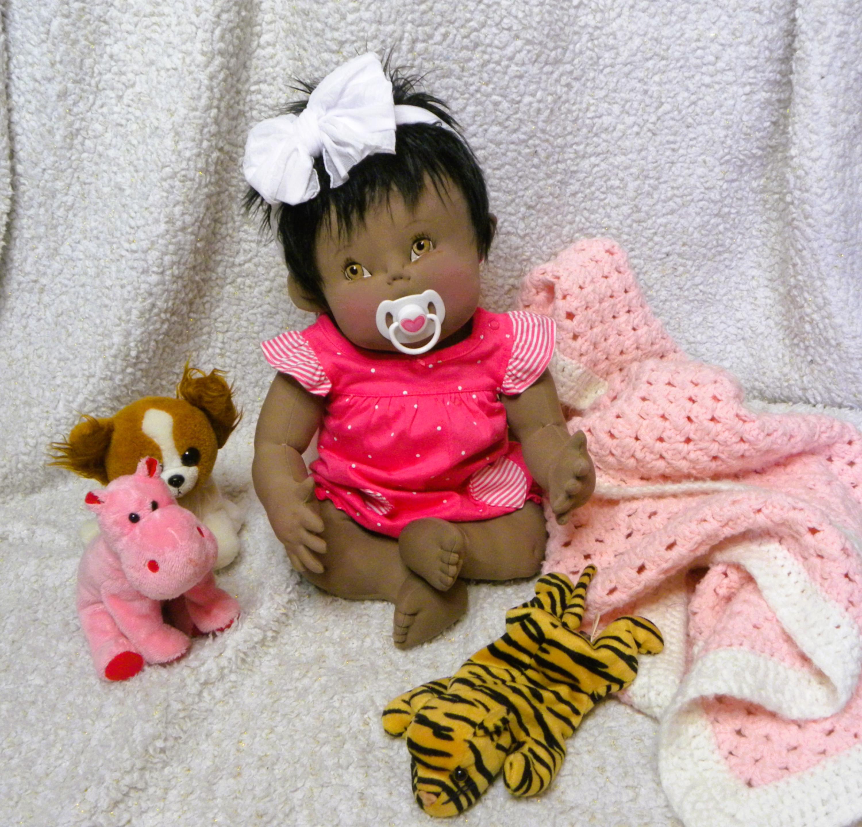 Soft Sculpture Baby Doll, Cloth Doll - Etsy