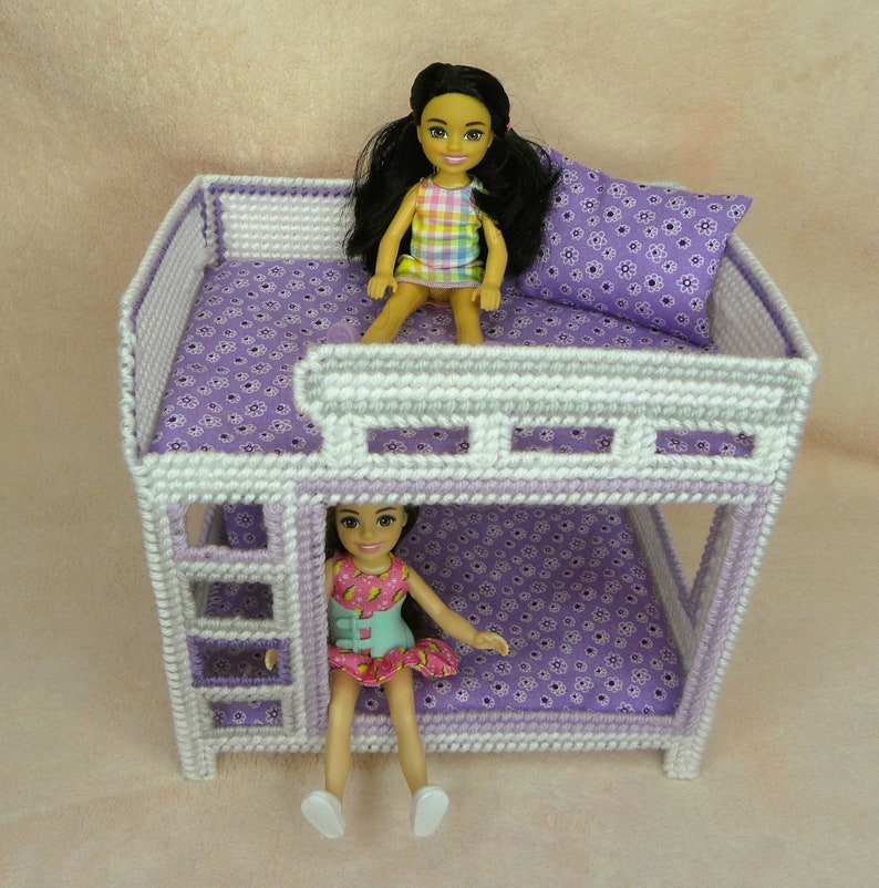 Doll Bunk Bed Chelsea Barbie Bunk Bed Etsy