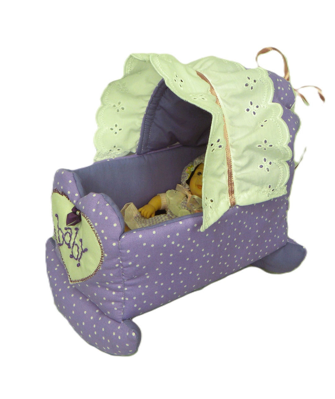 Handmade Girls Fabric Cradle & Gigo Doll - Etsy