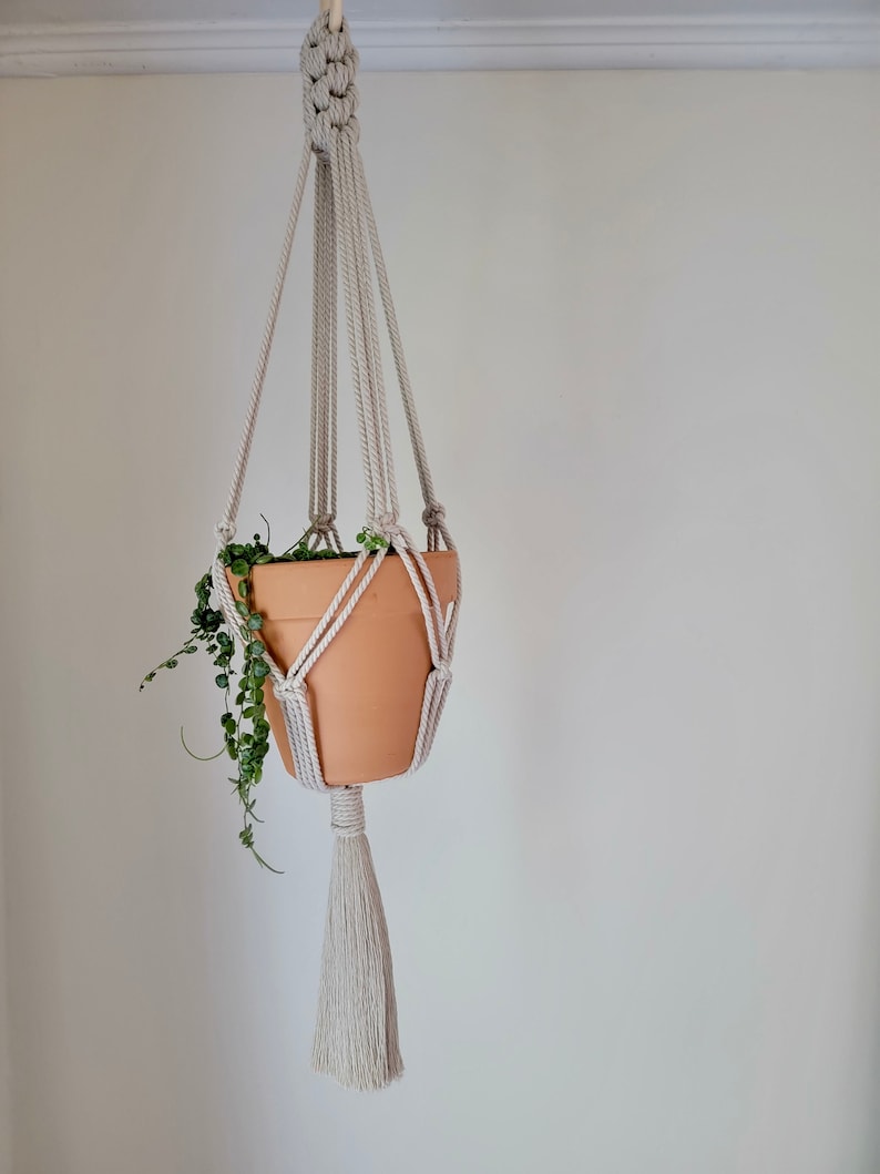 Crown Knot Macrame Plant Hanger - Etsy