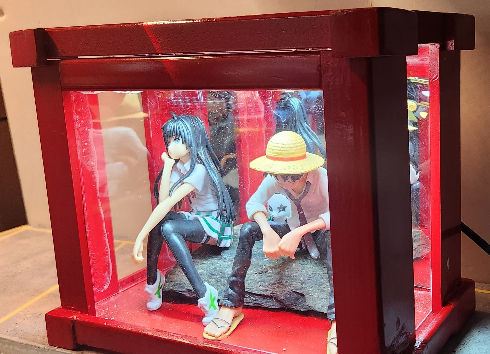 Monkey D Luffy Shadow Box - Etsy
