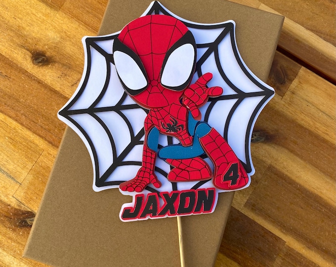 Spiderman Cake Topper - Etsy