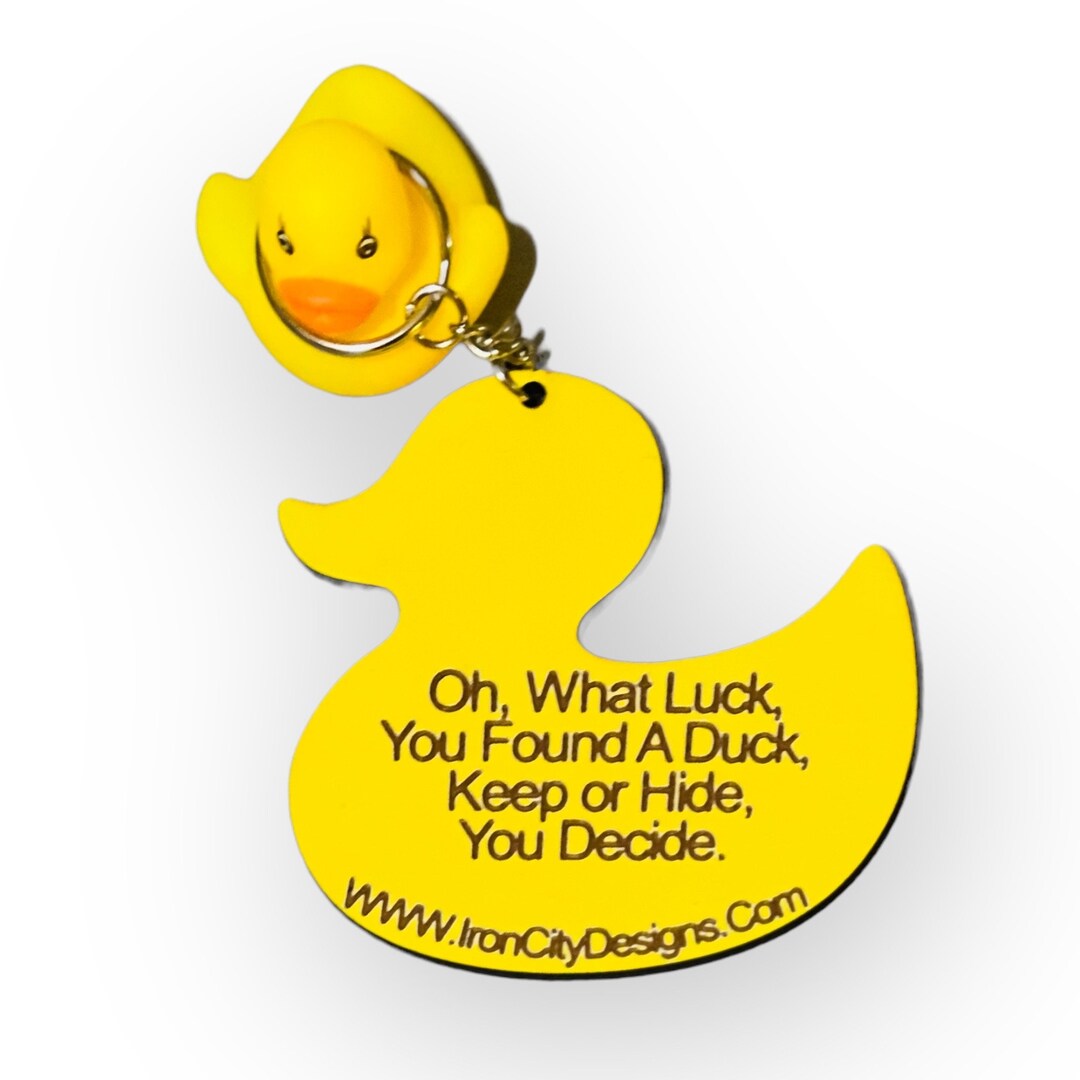 Laser Cut Duck Keychain Set for Cruise Ship Hide & Seek - Etsy