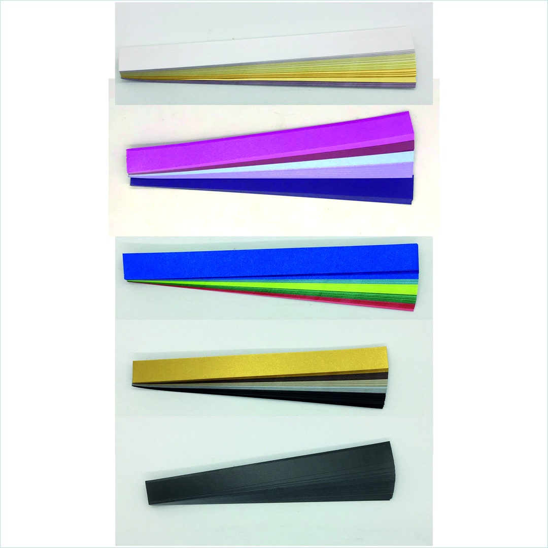 Iris Folding Craft Paper Strips PEARL SELECTION Create Stunning Cards ...