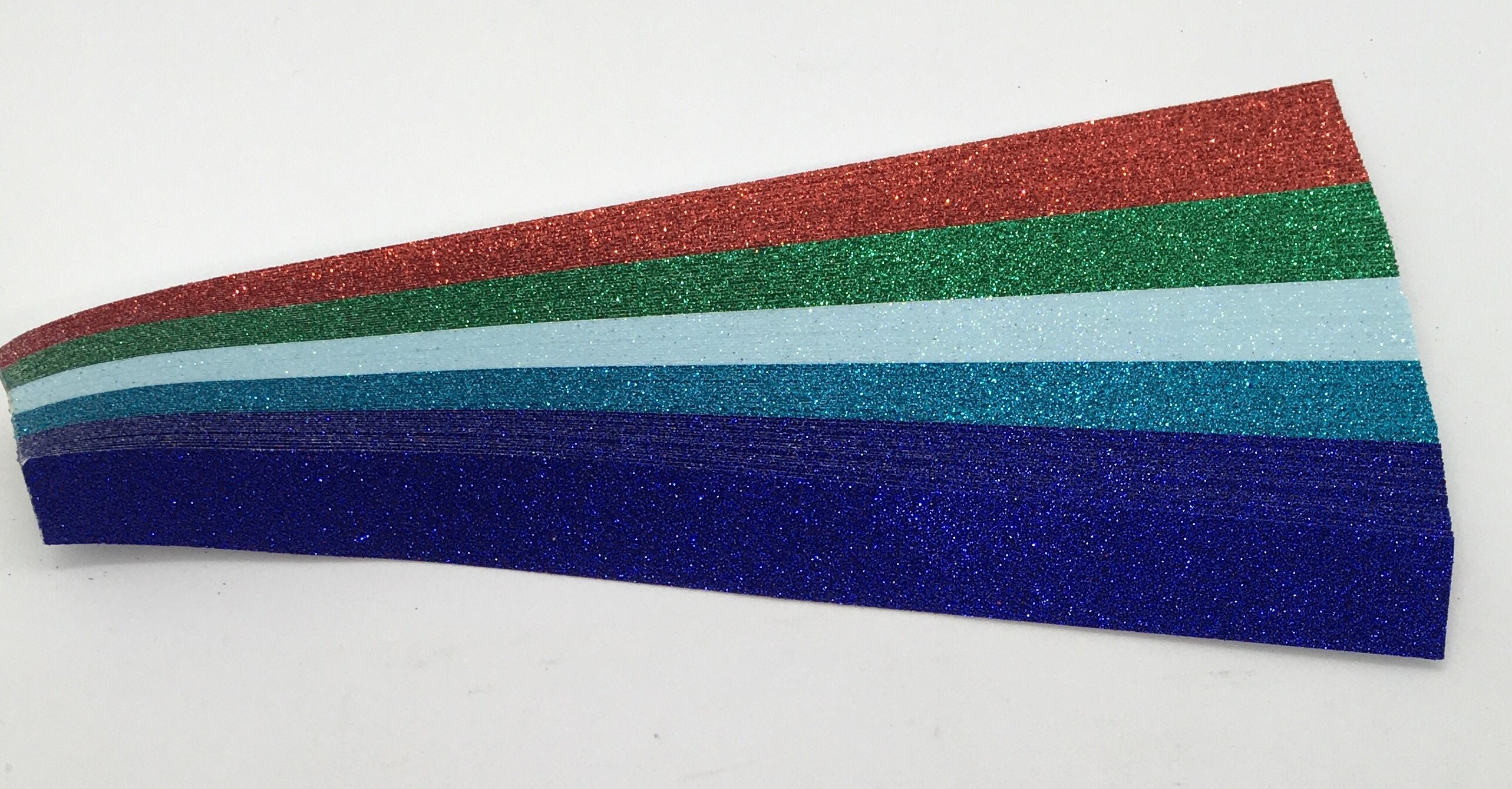 Iris Folding Craft Paper Strips ULTRA GLITTER SELECTION Create Stunning ...