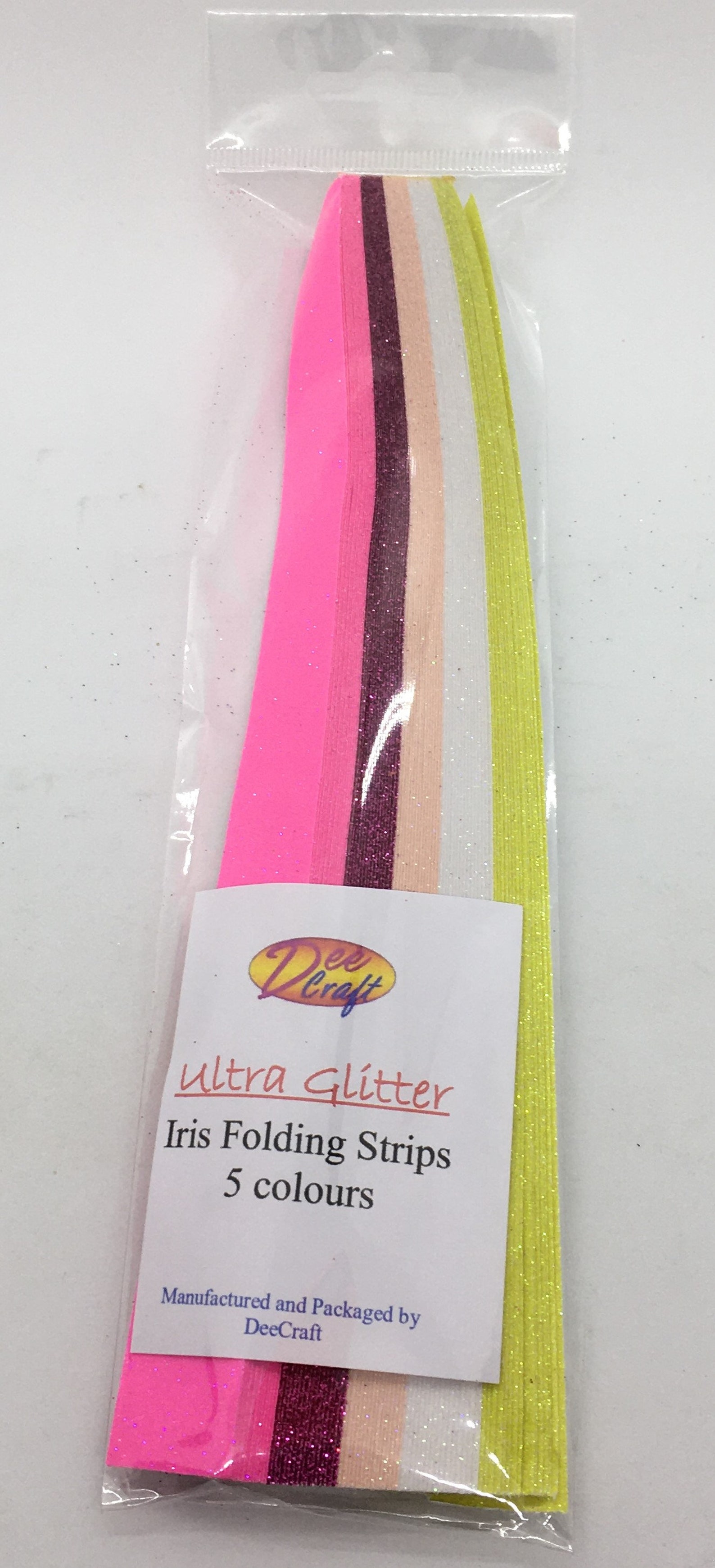 Iris Folding Craft Paper Strips ULTRA GLITTER SELECTION Create Stunning ...
