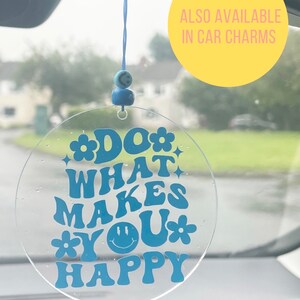 Positive Quote Keyring | Groovy Keychain | Various Designs and Colours ...
