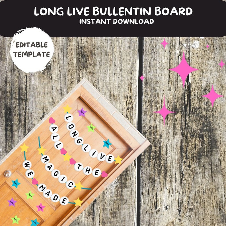 Long Live Friendship Bracelet Bulletin Board/door Classroom Decor - Etsy