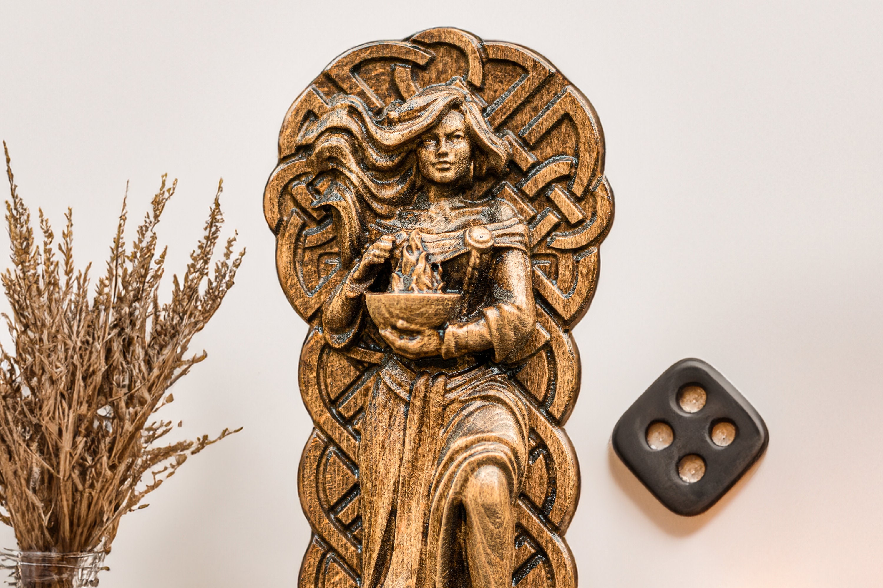 Brigid Celtic Goddess Brigid Irish Goddess Brigid Statue - Etsy