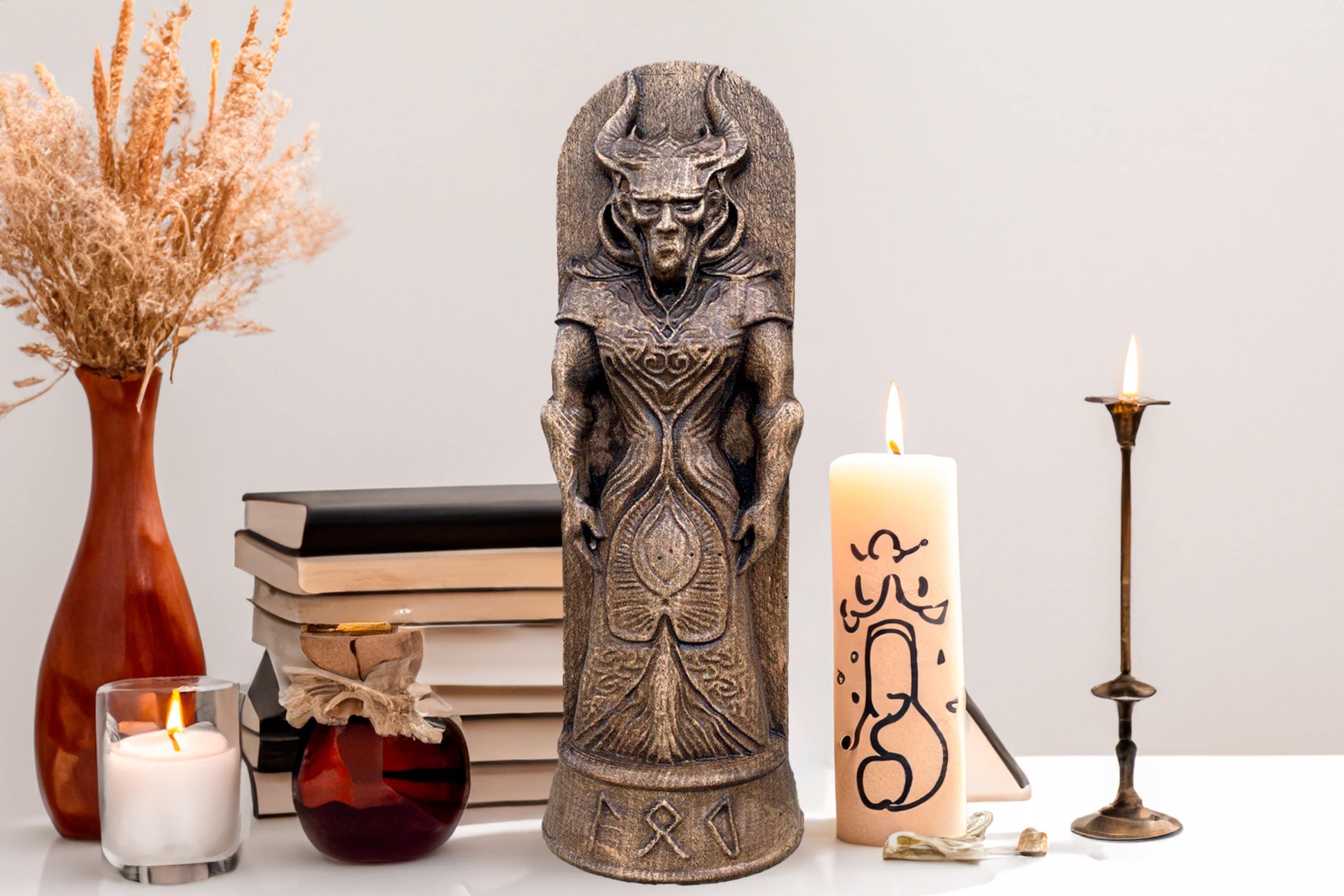 Norse God Loki Norse Mythology Art Pagan God Decor Gift for - Etsy