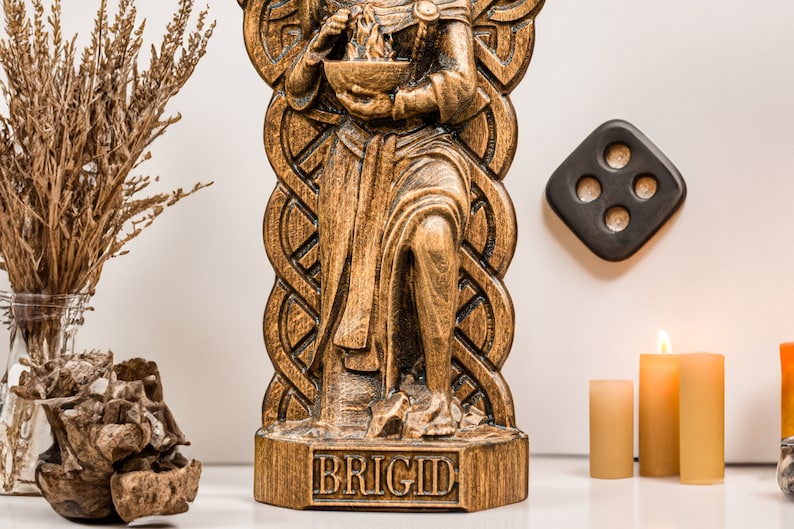 Brigid Celtic Goddess Brigid Irish Goddess Brigid Statue - Etsy