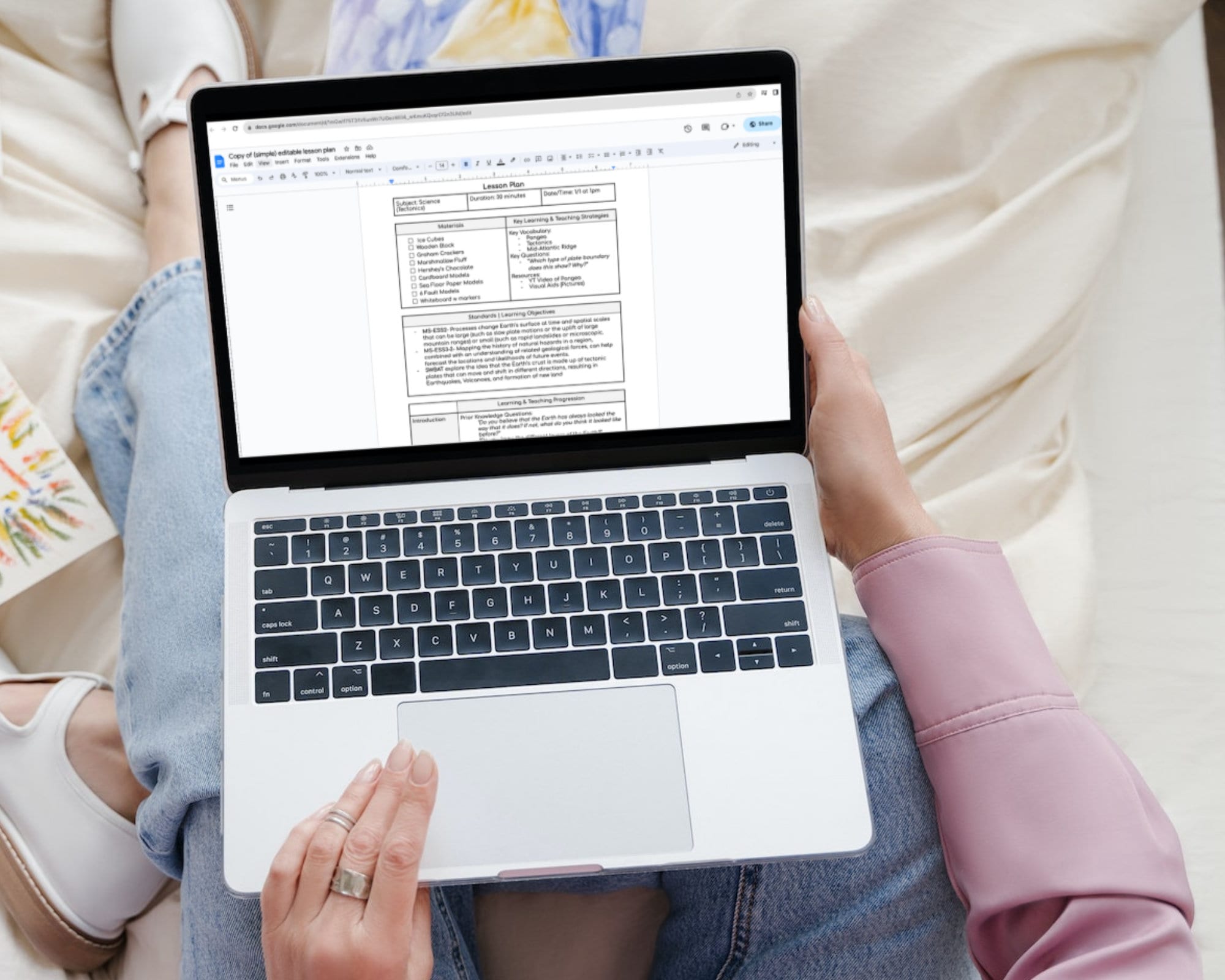 SIMPLE & EDITABLE Lesson Plan Template - Works With Google Docs + PDF ...