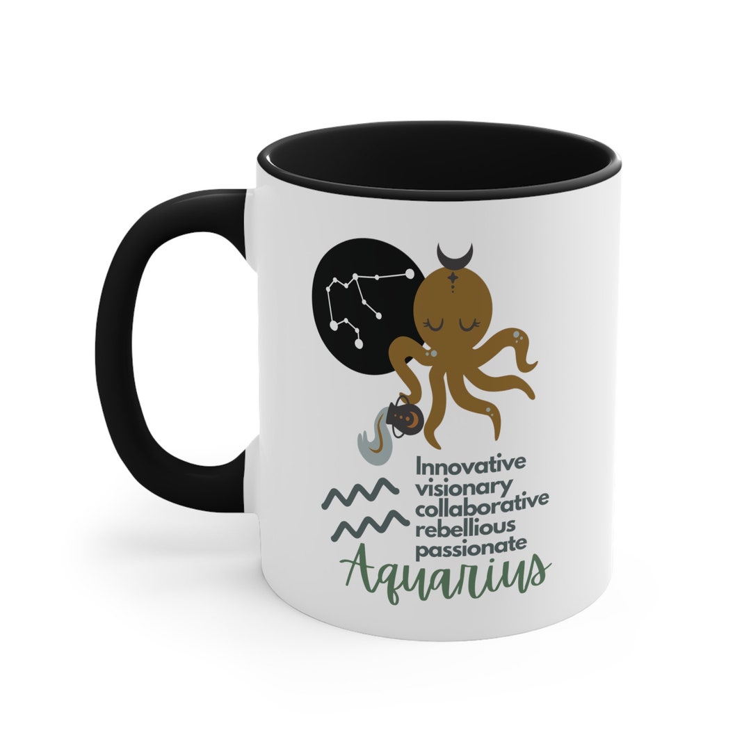 Aquarius Gift, Zodiac Mug, Astrology Mug, Bestie Gift, Aquarius ...
