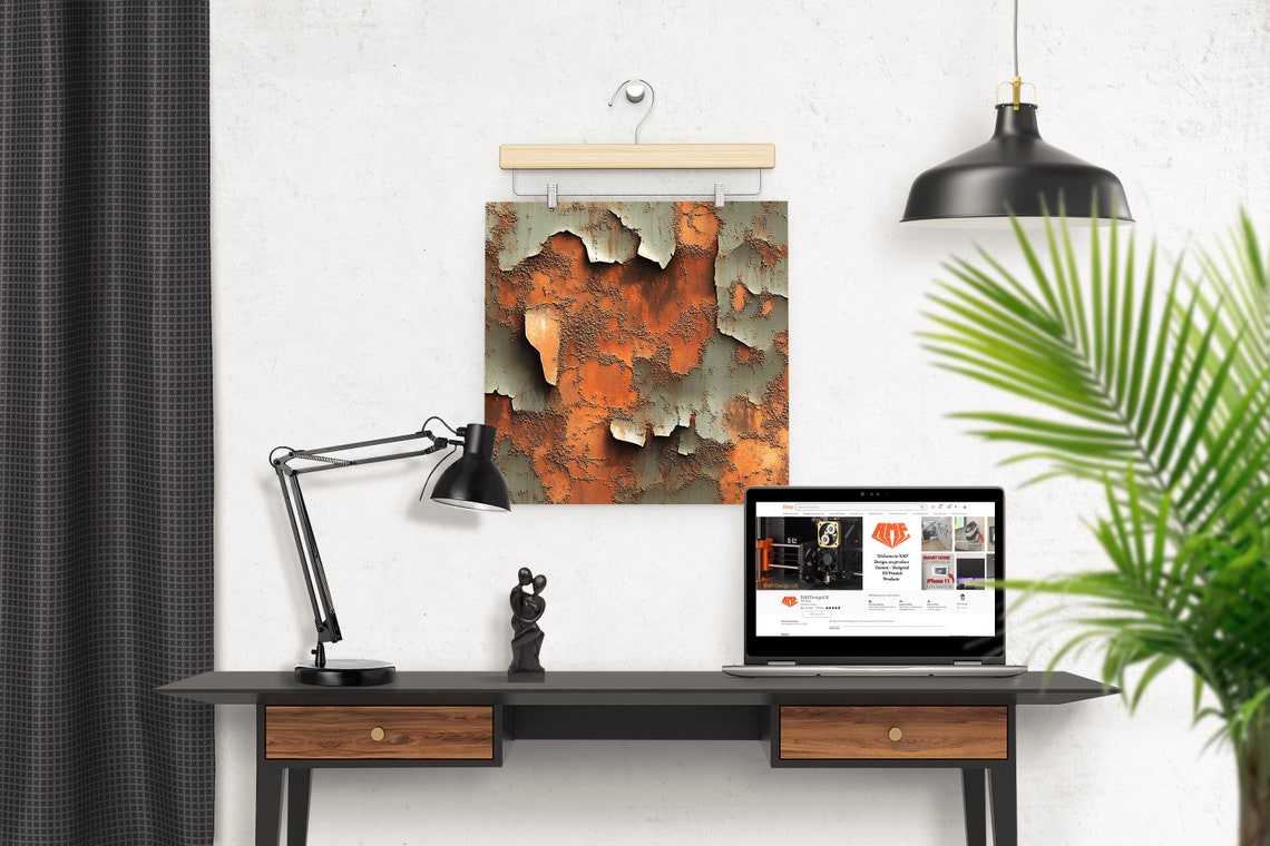 3D Rusty Metal, Steel & Cooper Digital Paper in 8K - 12 Seamless ...