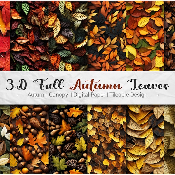 3d Paper Leaves - Etsy