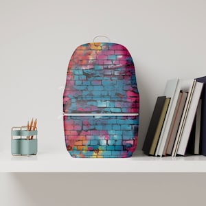 Neon Graffiti Wall Digital Paper in 8K - 13 Seamless Digital Papers ...