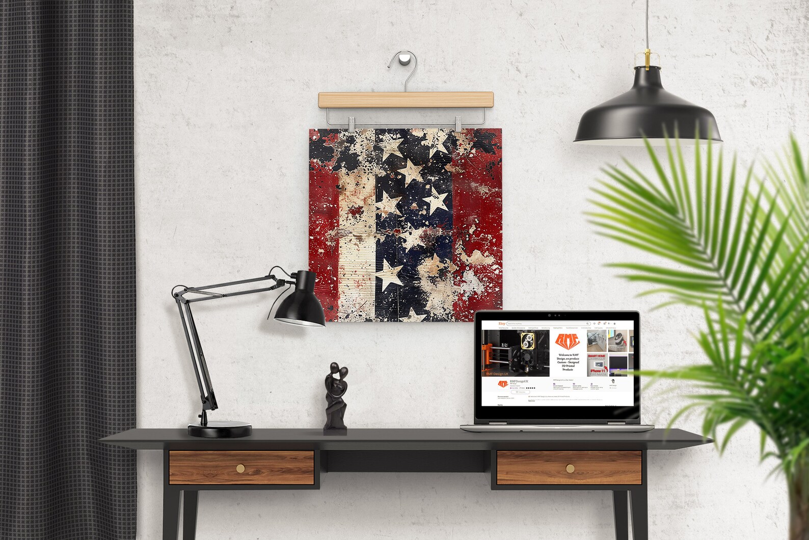 Distressed Stars and Stripes Digital Paper in 8K 12 Seamless Patterns ...