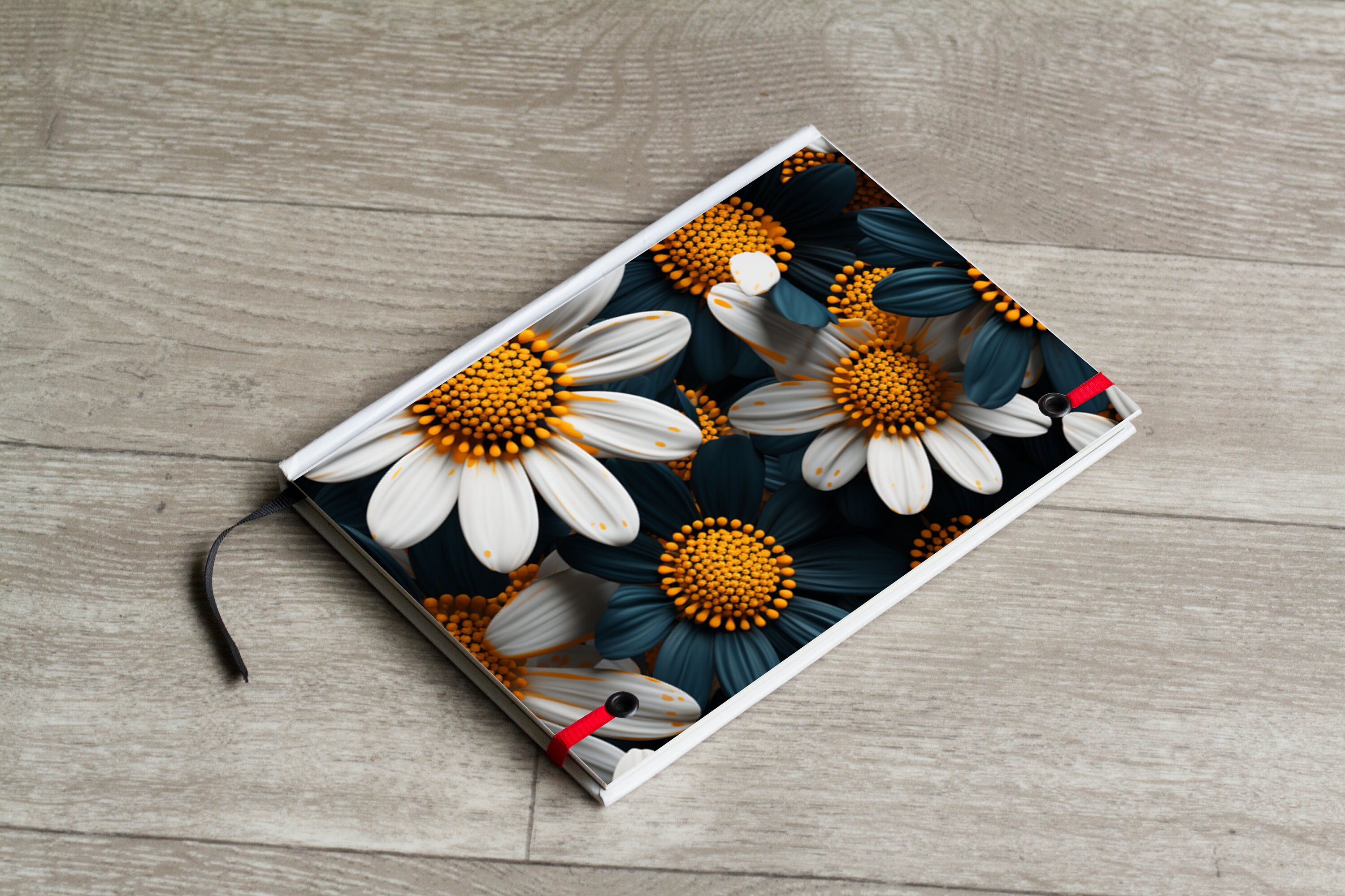 3D Daisy Spring Flowers - Digital Paper Pack 12 Seamless, Tileable PNG ...