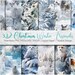 3D Christmas Winter Animals - Digital Paper 12 Seamless Tileable ...