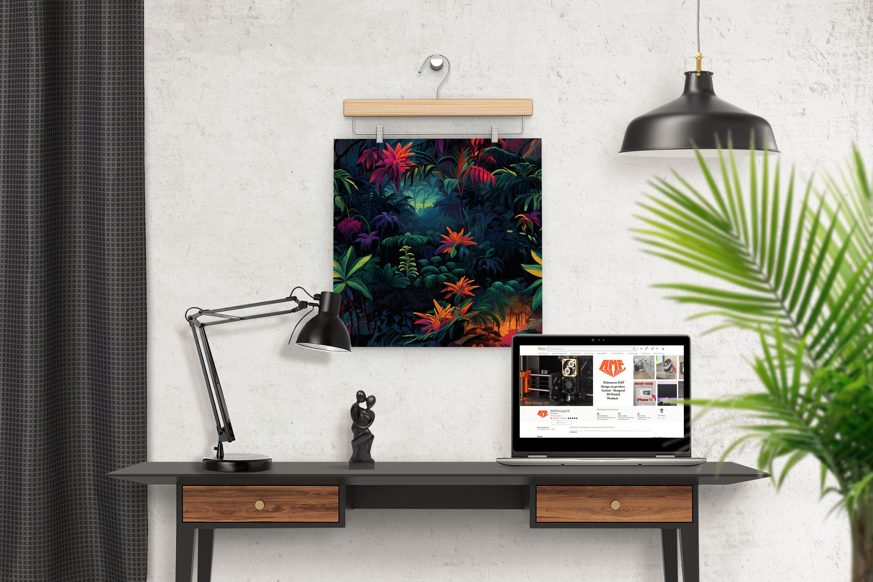 Neon Rainforest Canopy - Digital Paper Pack - 12 Seamless, Tileable PNG ...