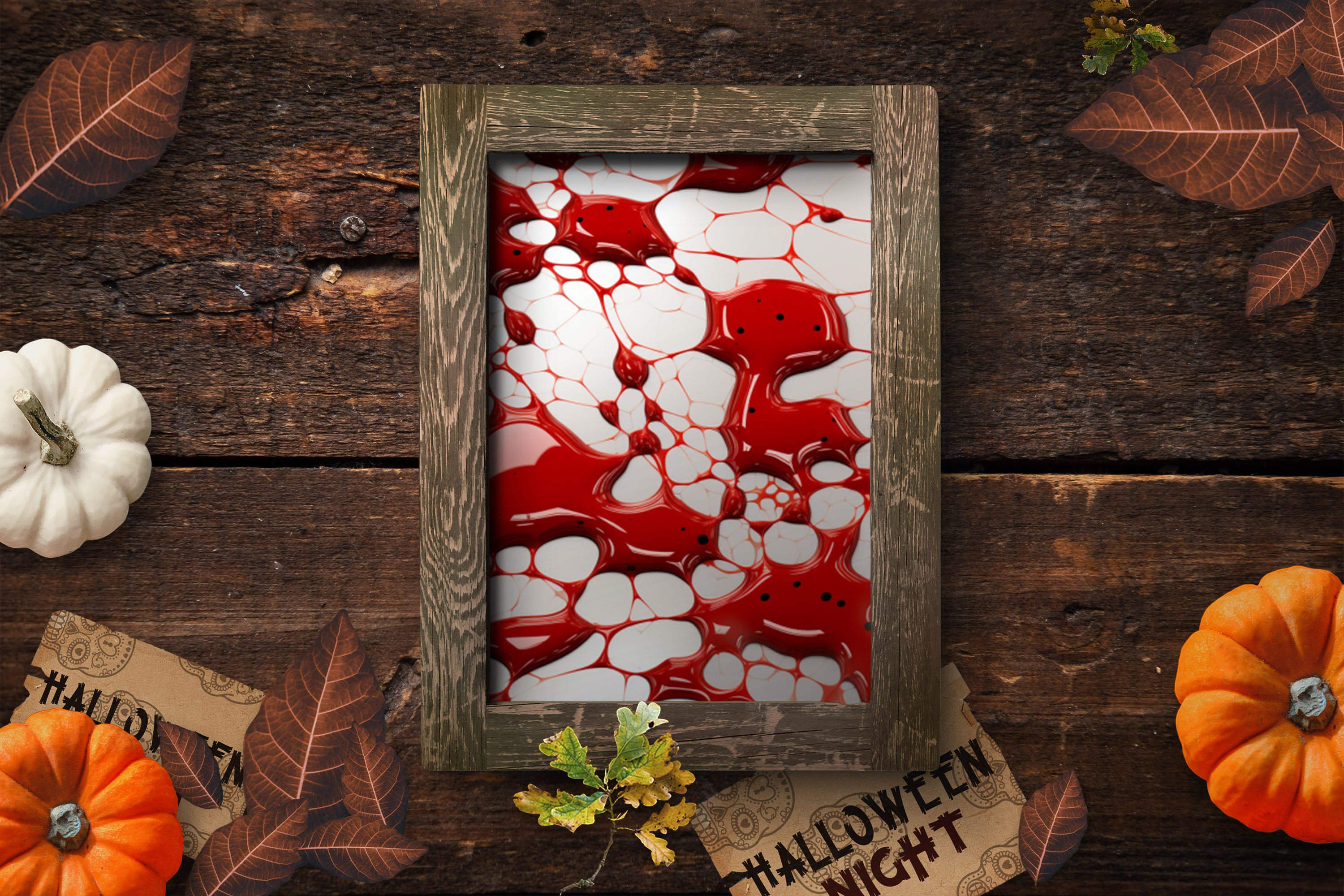 Halloween Bloody Horrors in 8K Digital Paper - 12 Seamless Patterns ...