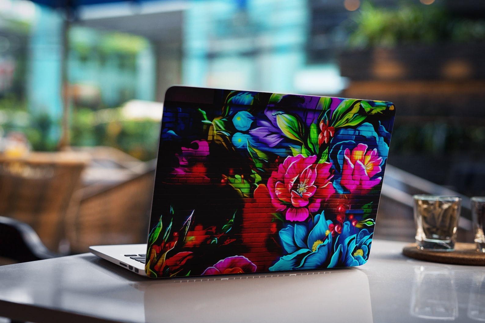 Neon Graffiti Wall Digital Paper in 8K - 13 Seamless Digital Papers ...