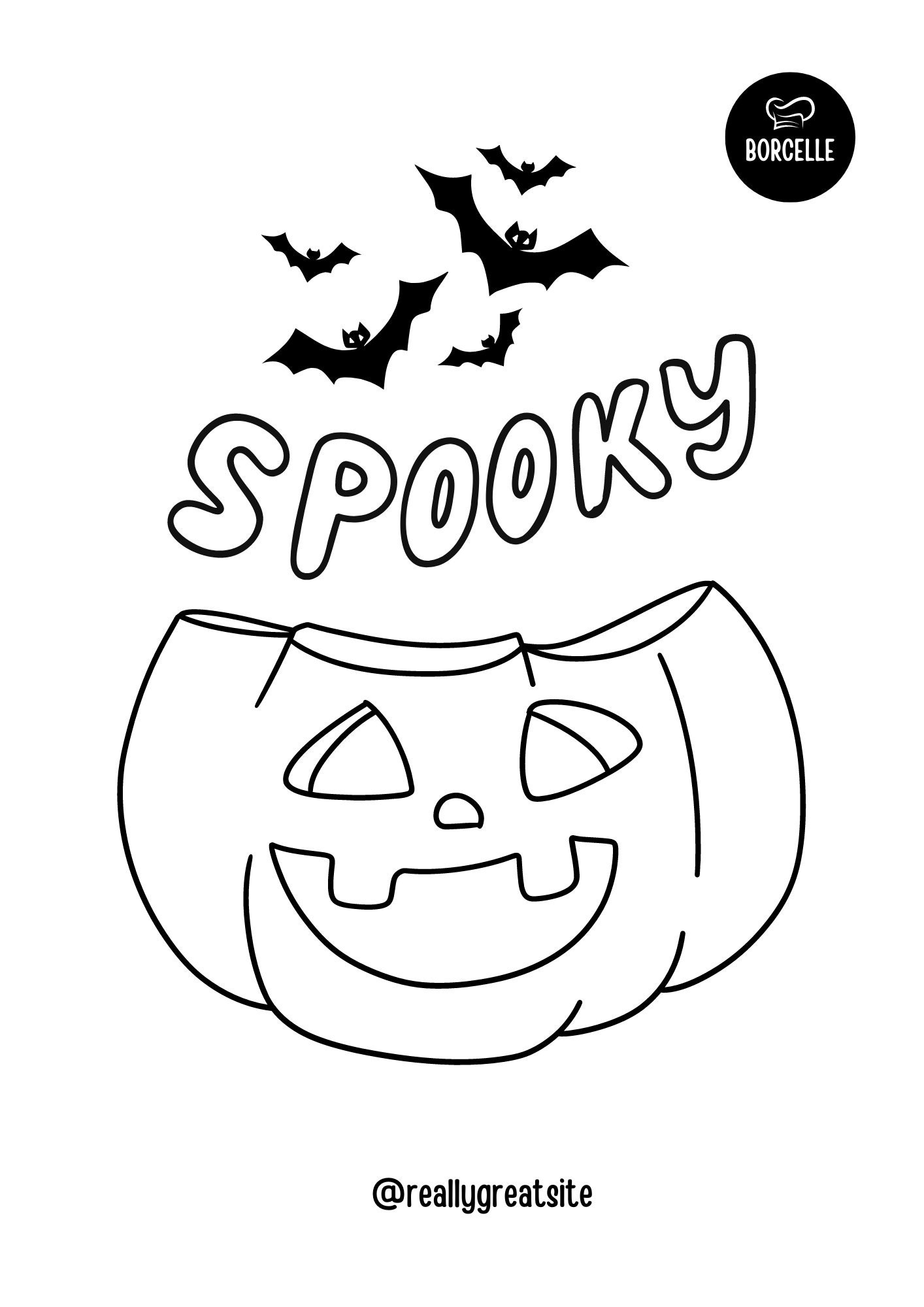 Halloween Digital Kids Coloring Pages - Etsy