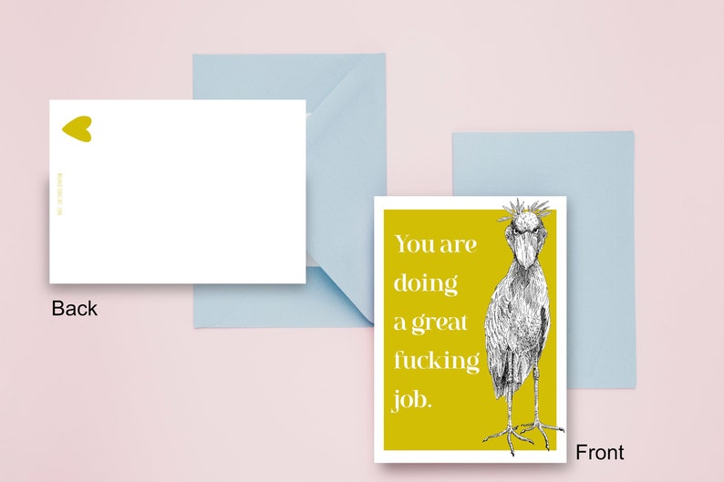 GREAT JOB Shoebill Bird Printable Card- Instant Download- Funny ...