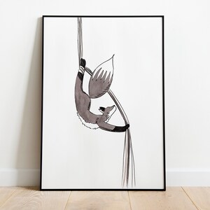 Set of 3 Aerial Fox Wall Art |digital Print Cute Aerial Silk Poster ...