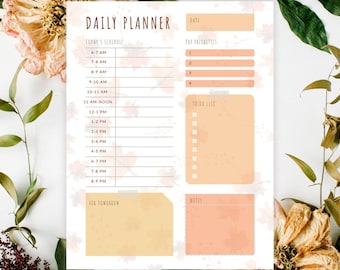 Fall Printable Weekly Planner PDF Instant Download Sunflower Stripe ...