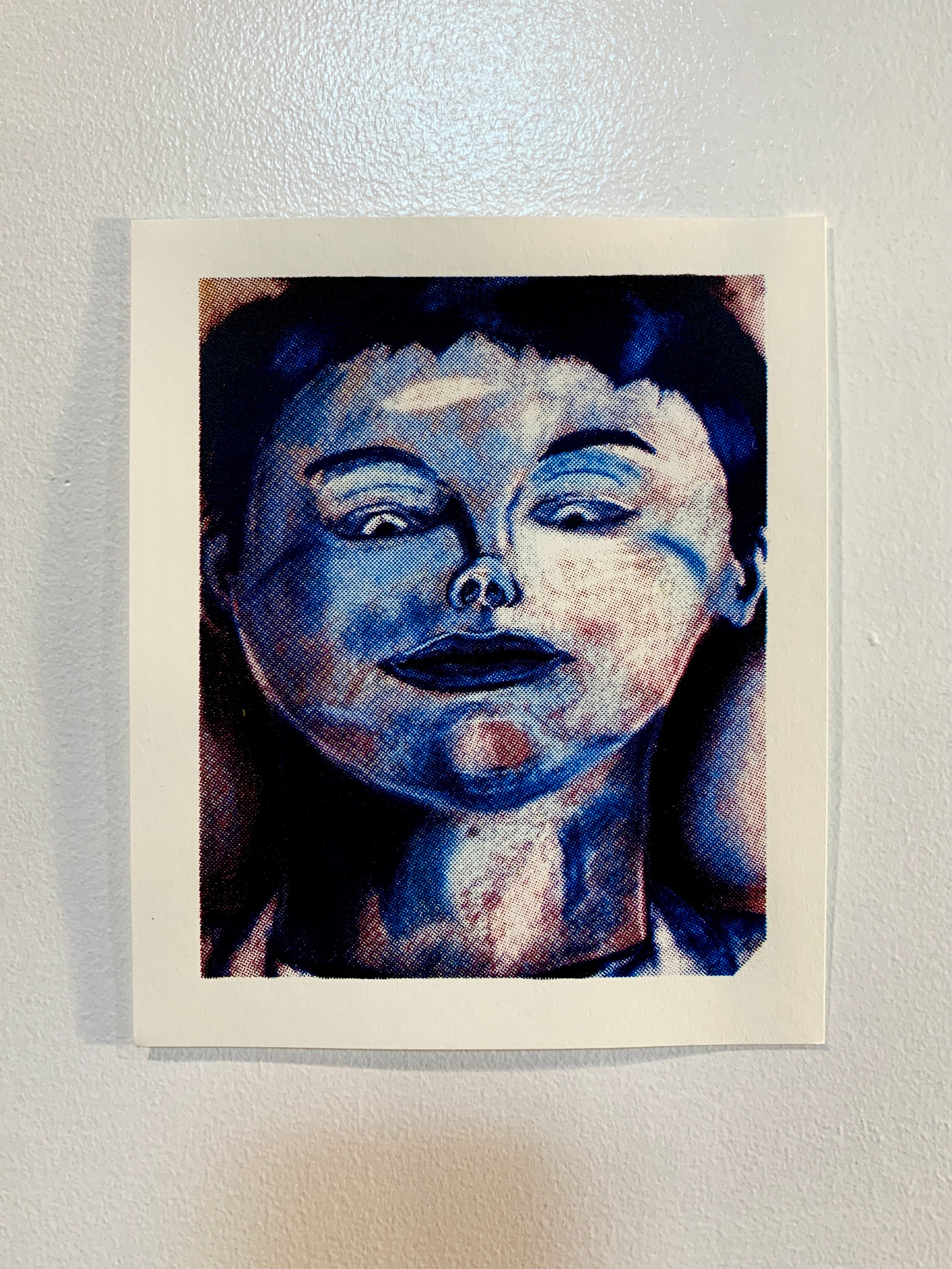 Silkscreen Portrait Art Print CMYK Color Hand Printed - Etsy